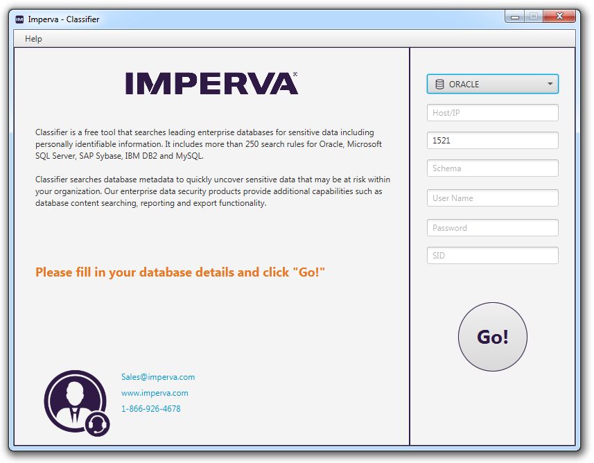 uncover sensitive data - set scan parameters - 1