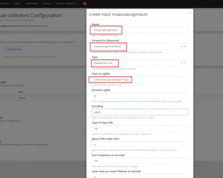 Step 3: Creating Log Inputs and Extractors with Incapsula (now named ...