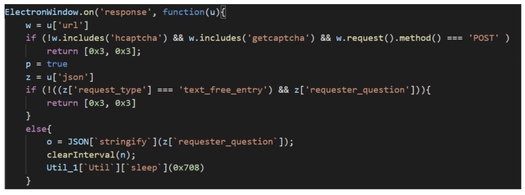 After full de-obfuscation, this is how the above snippet of code looks like: