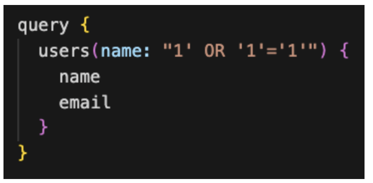 Figure 13: SQL injection