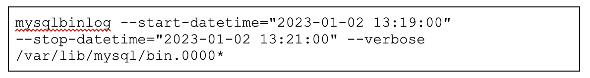 Here is a portion of the output: