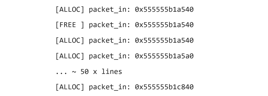 Fig. 5: GDB Script output