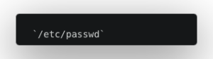 This effectively allows the attacker to view this system file.