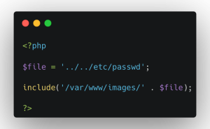 This results in the server navigating to: