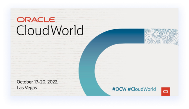 Meet us at Oracle CloudWorld