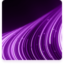 purple light lines square icon